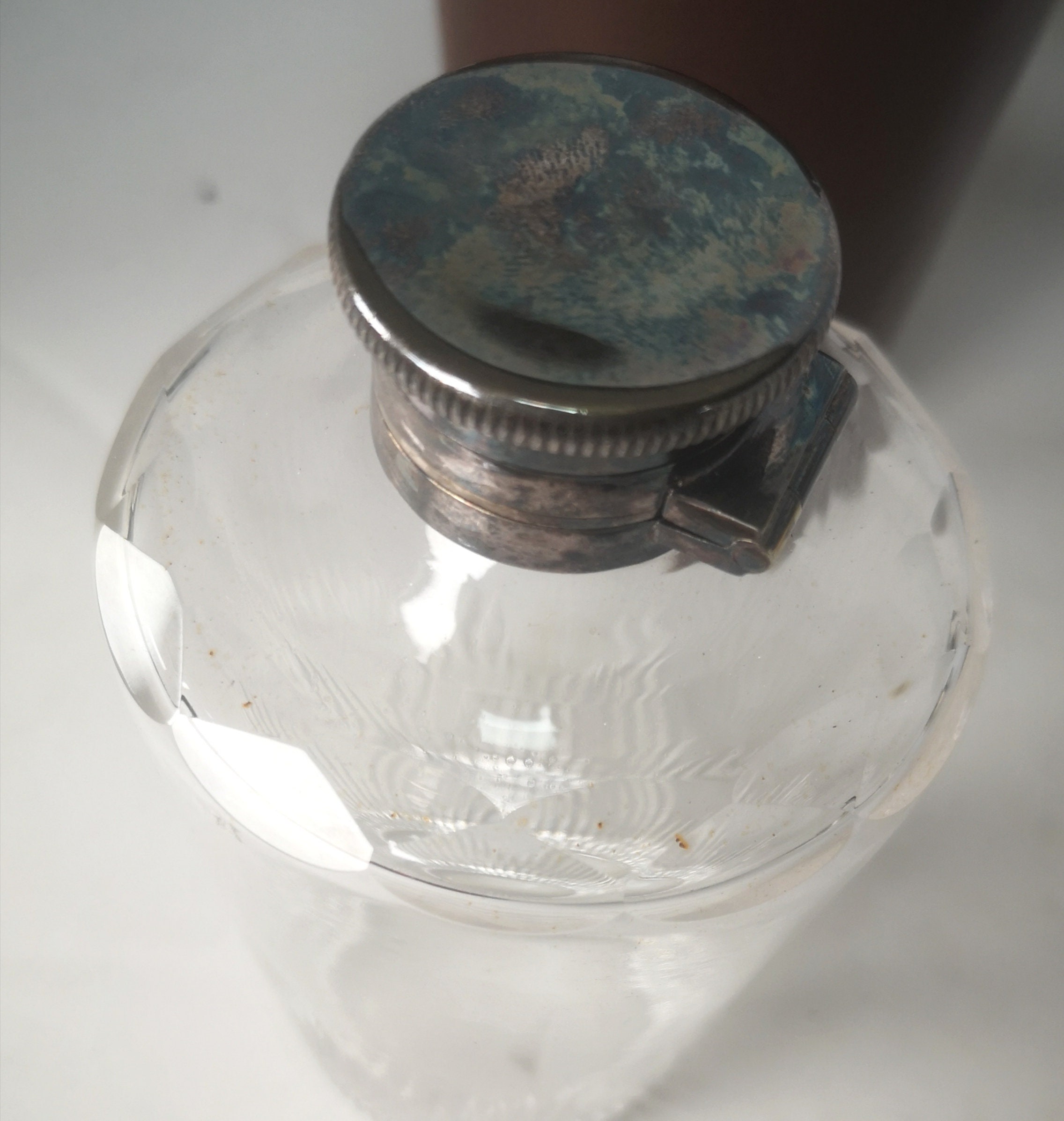 Antique Four Sheffield Plate Beakers and Glass Flask in Leather Case - Etsy