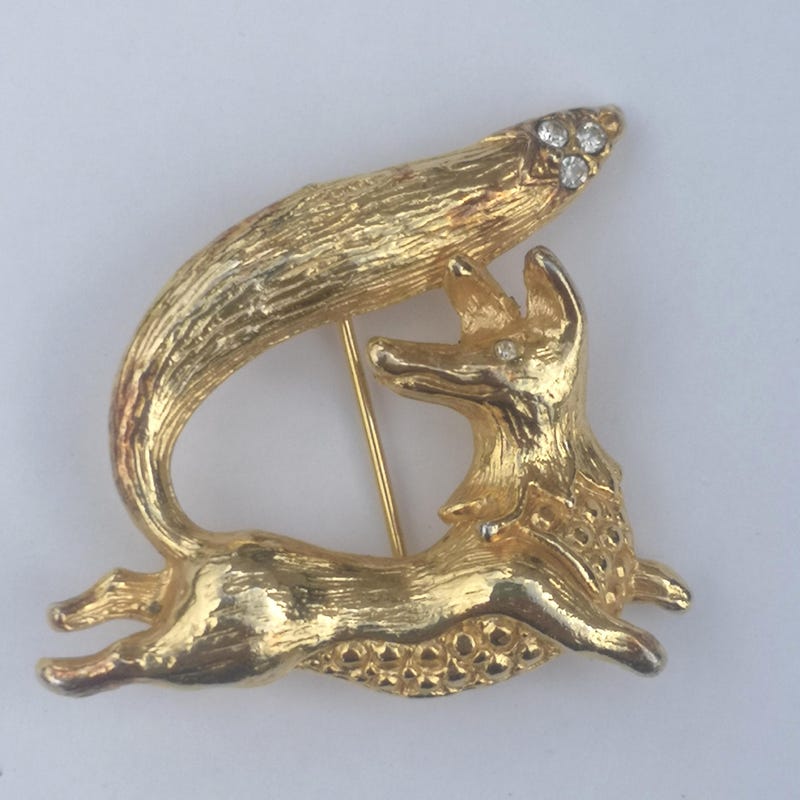 Fox Pin - Etsy