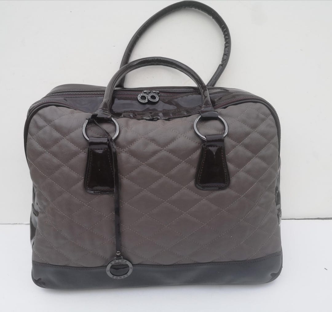 Edina Ronay Brown Two Handled Carry All Handbag / Computer Bag - Etsy
