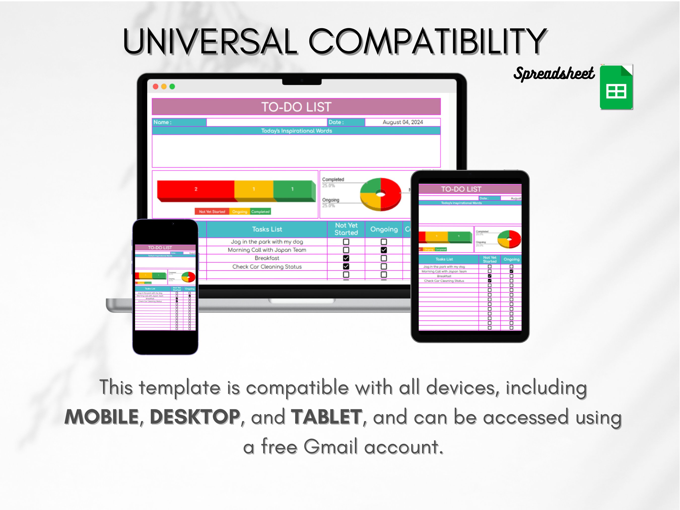 Printable TO-DO List Template, Daily Planner Schedule, List Good Notes ...