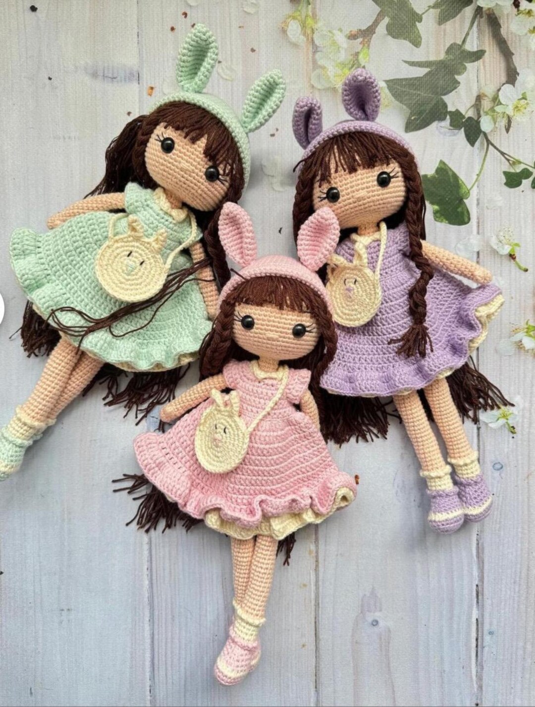 Easter Gift, Bunny Doll, Easter Bunny Doll, Crochet Amigurumi, Finished ...