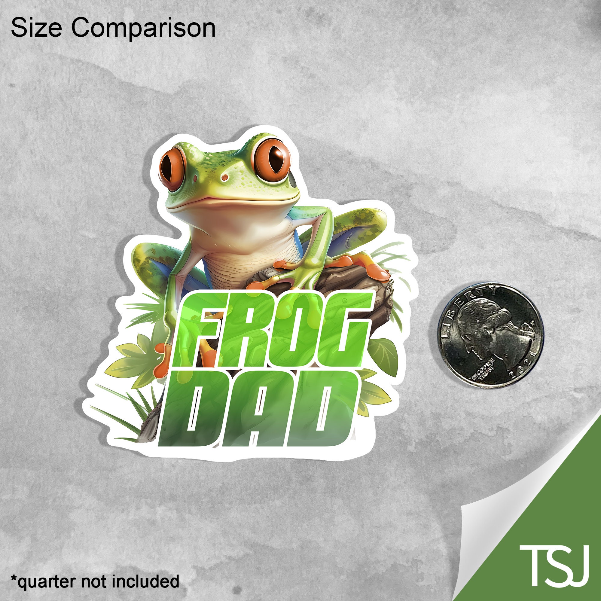 Tree Frog Custom Die Cut Vinyl Decals Water and UV Resistant for Water ...