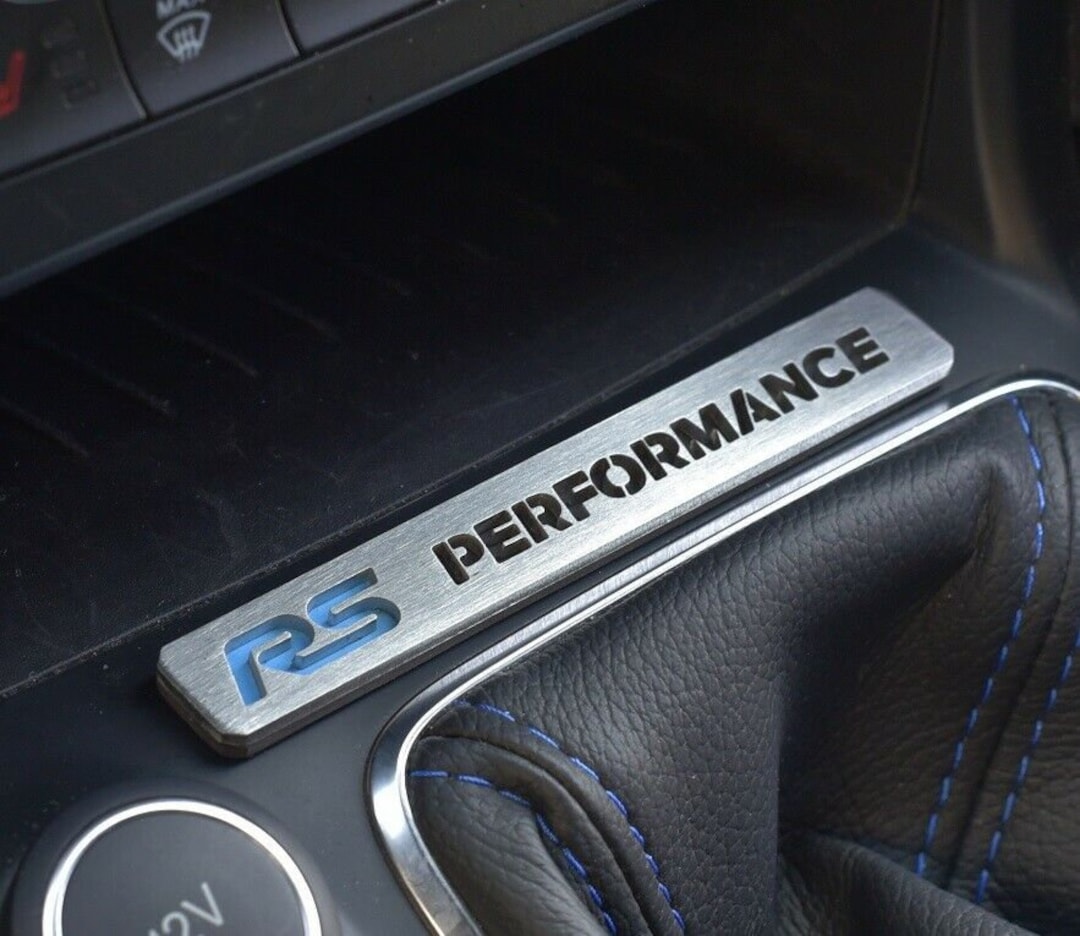 Badge intérieur pour Ford Focus RS MK3 Performance Ecoboost 4X4 recaro ...