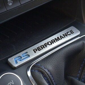 Badge intérieur pour Ford Focus RS MK3 Performance Ecoboost 4X4 recaro ...