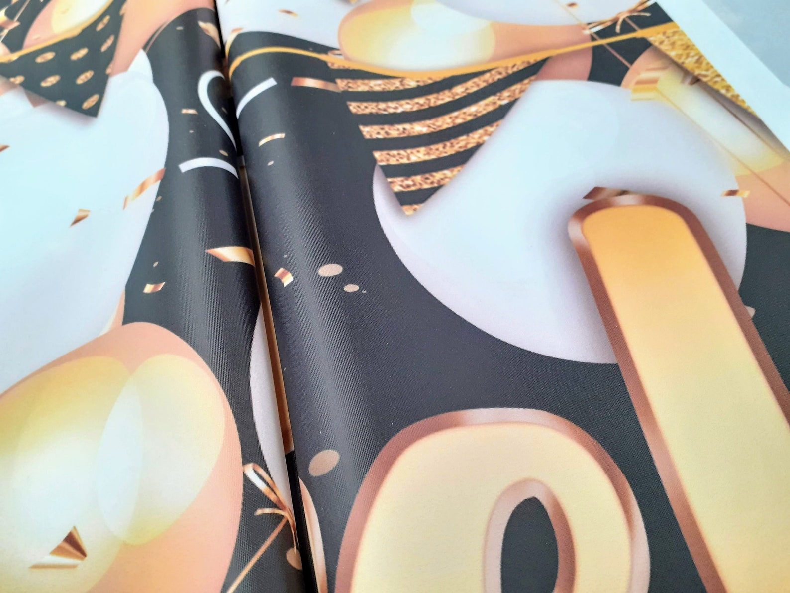 Personalised Happy Birthday Backdrop Background Banner Black - Etsy