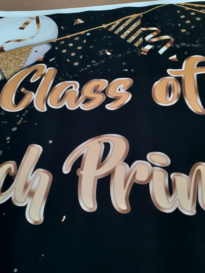 Personalised School Leaver Banner Class of 2026 Graduation Background ...