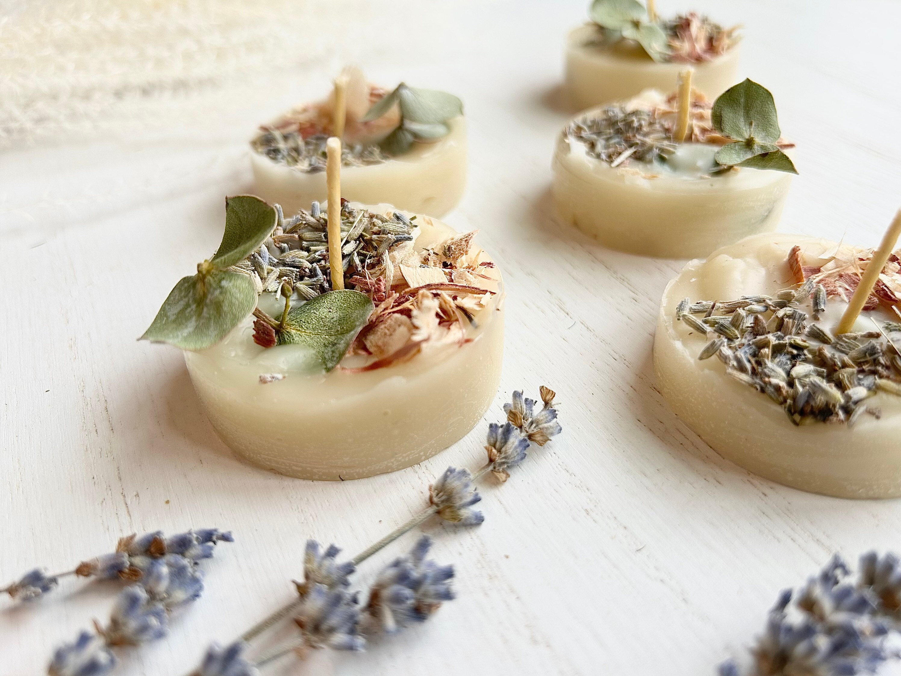 Set of 6 Year Round Firestarters // Organic Beeswax & Hemp ...