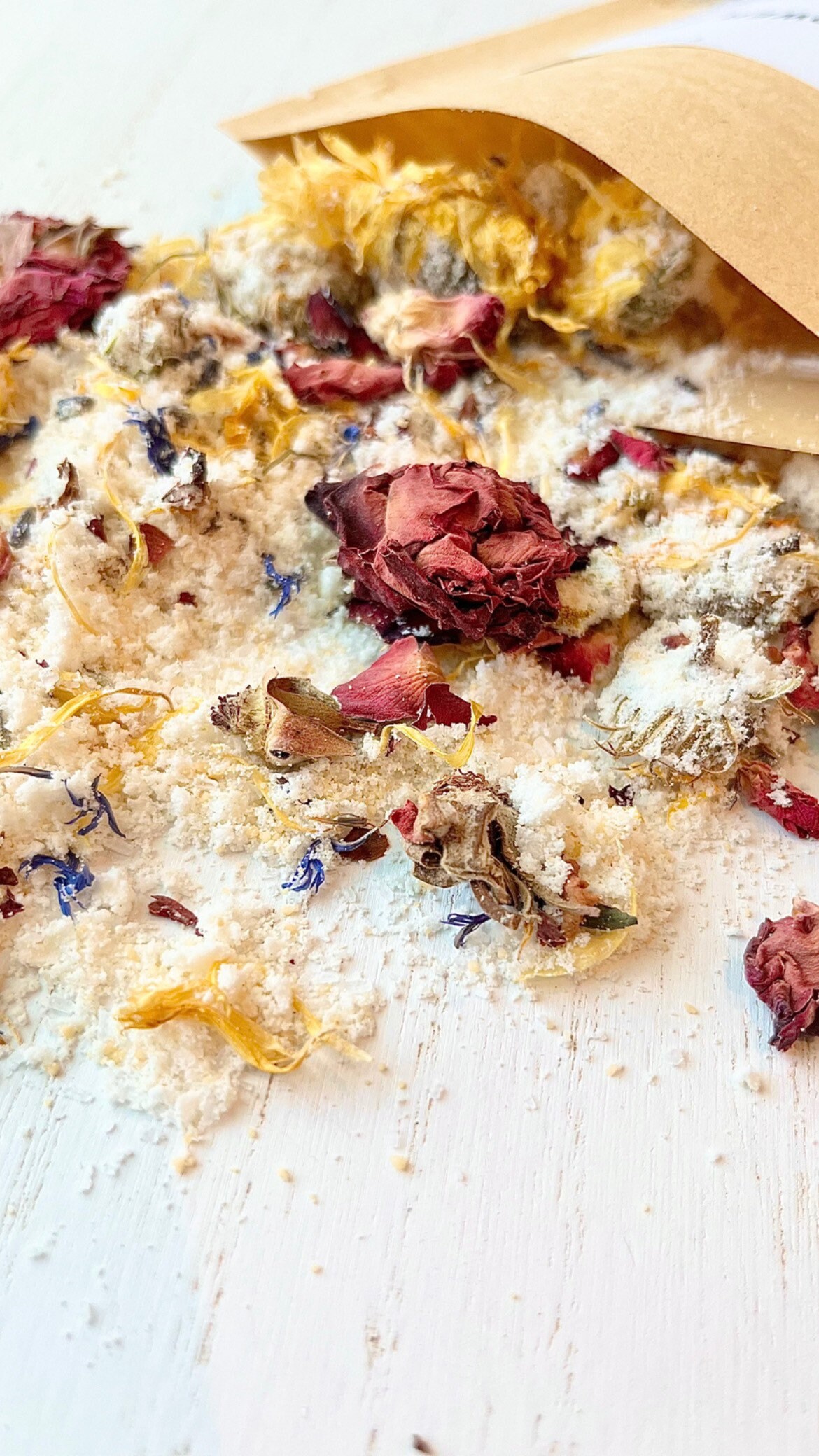 Botanical Bath Salt Packets // 5x7in // Set of 4 - Etsy