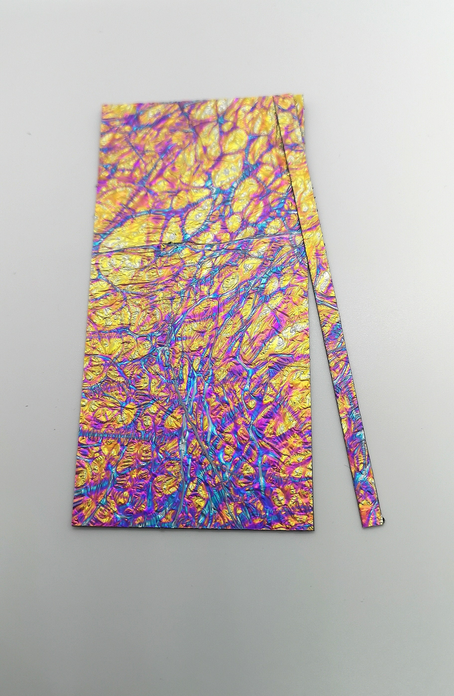 Dichrolam Exotic Material Ring Inlay - Etsy