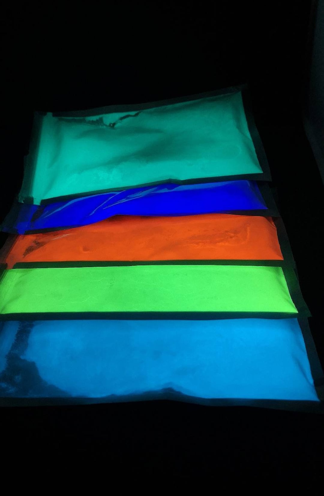 Glow Powder Glow in the Dark Ring Making Crafts Handcraft - Etsy