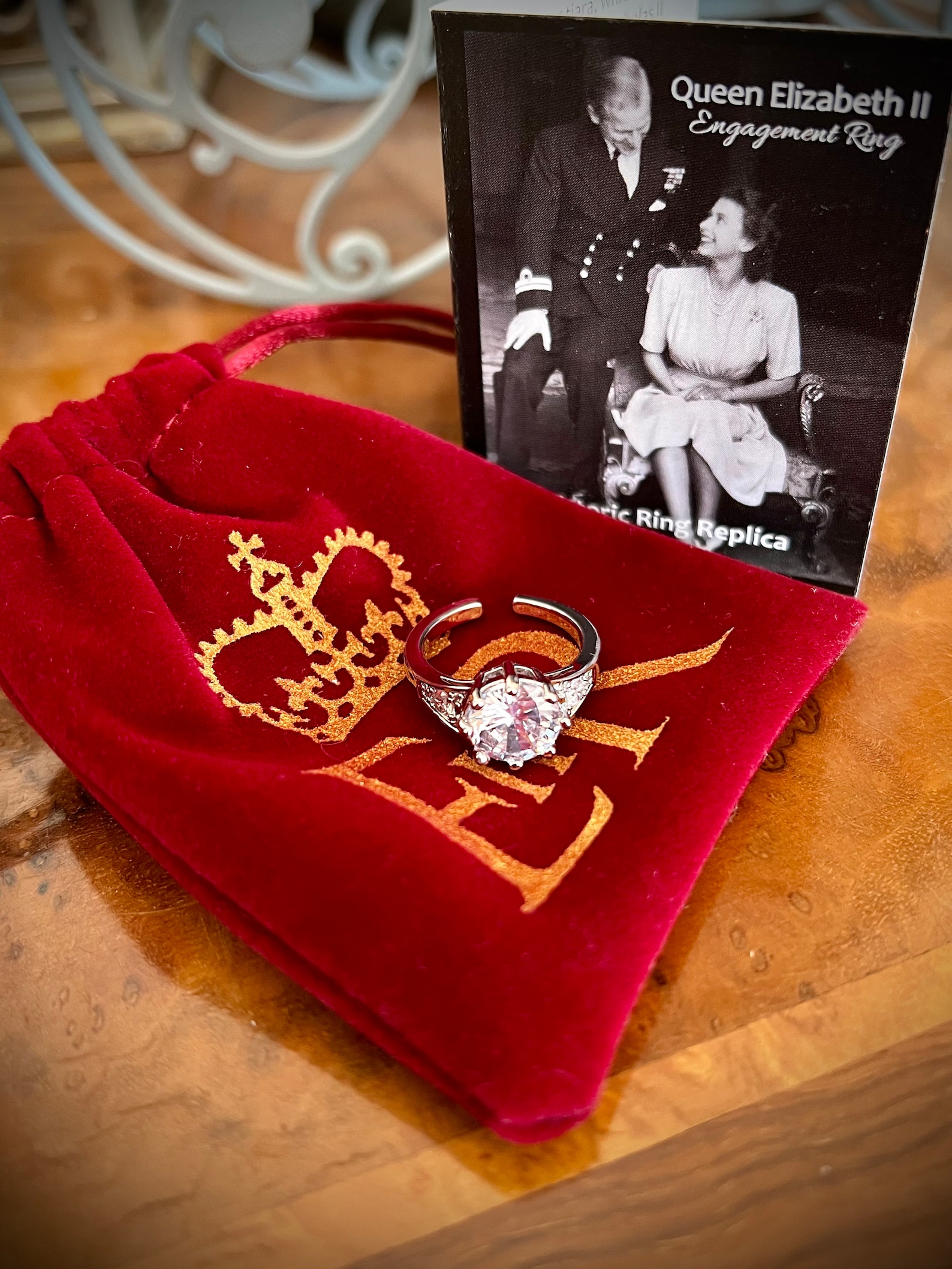 Queen Elizabeth II Engagement Ring Replica Historic Royal Ring - Etsy