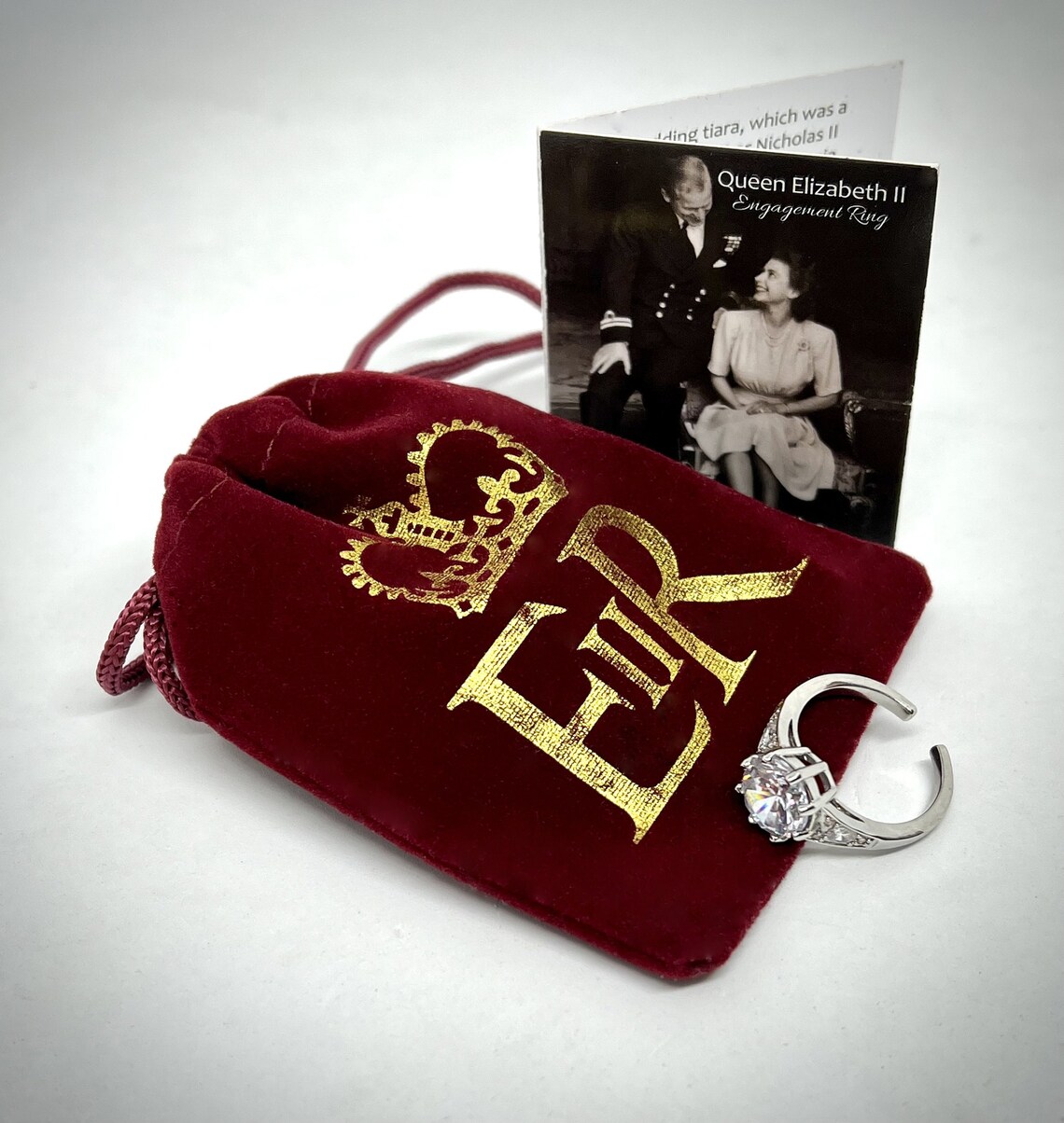 Queen Elizabeth II Engagement Ring Replica Historic Royal Ring - Etsy