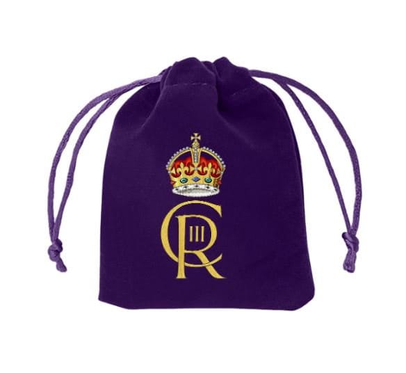 King Charles CRIII Royal Cypher Velvet Jewellery Bags - Etsy