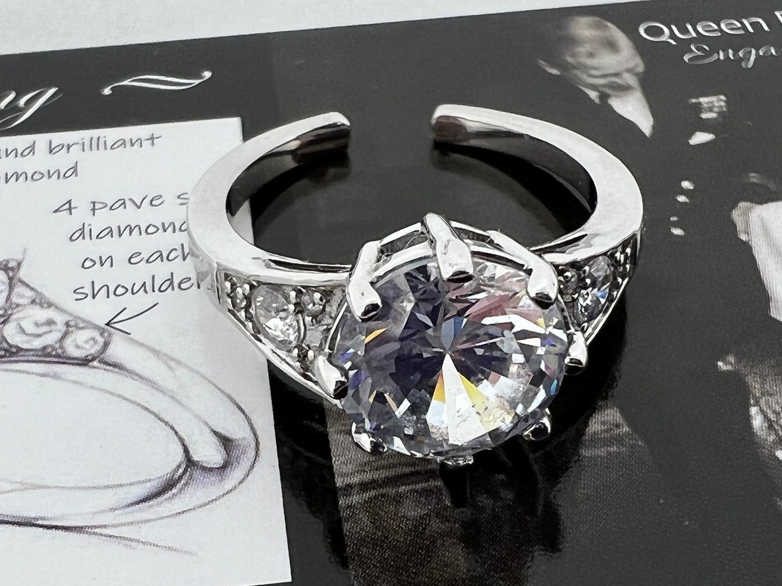Queen Elizabeth II Engagement Ring Replica Historic Royal Ring - Etsy