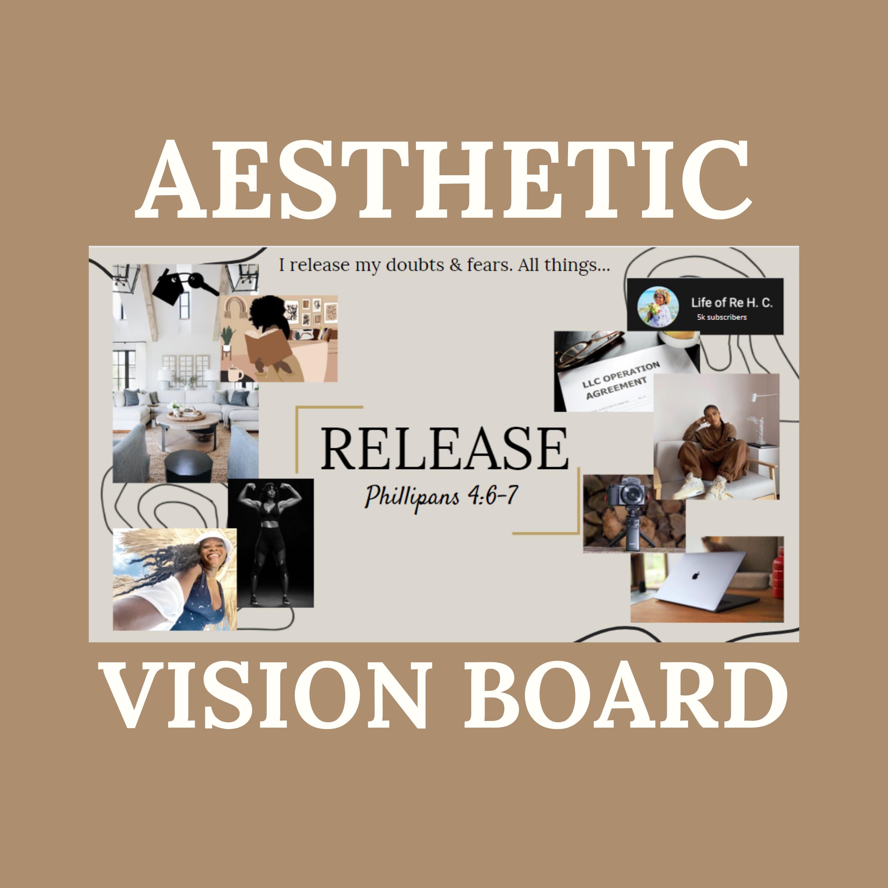 Vision Board Bundle - Aesthetic Vision Board, Vision Board Kit 2025 ...