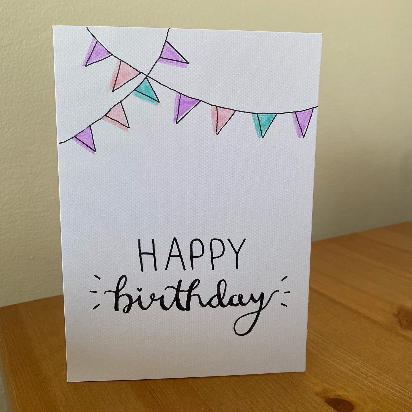 Handmade Happy Birthday Card - Etsy