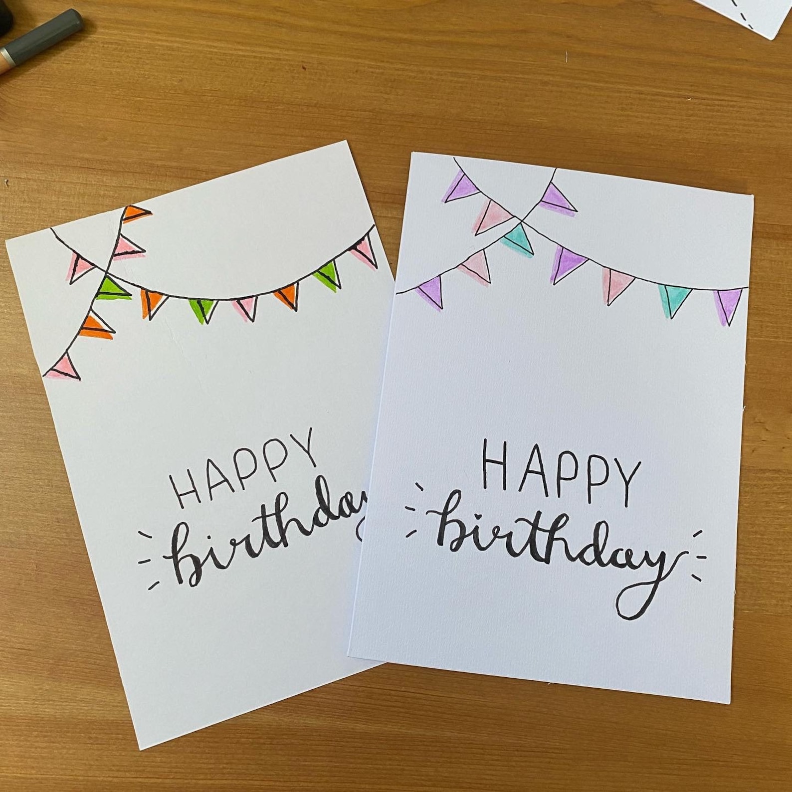 Handmade Happy Birthday Card - Etsy