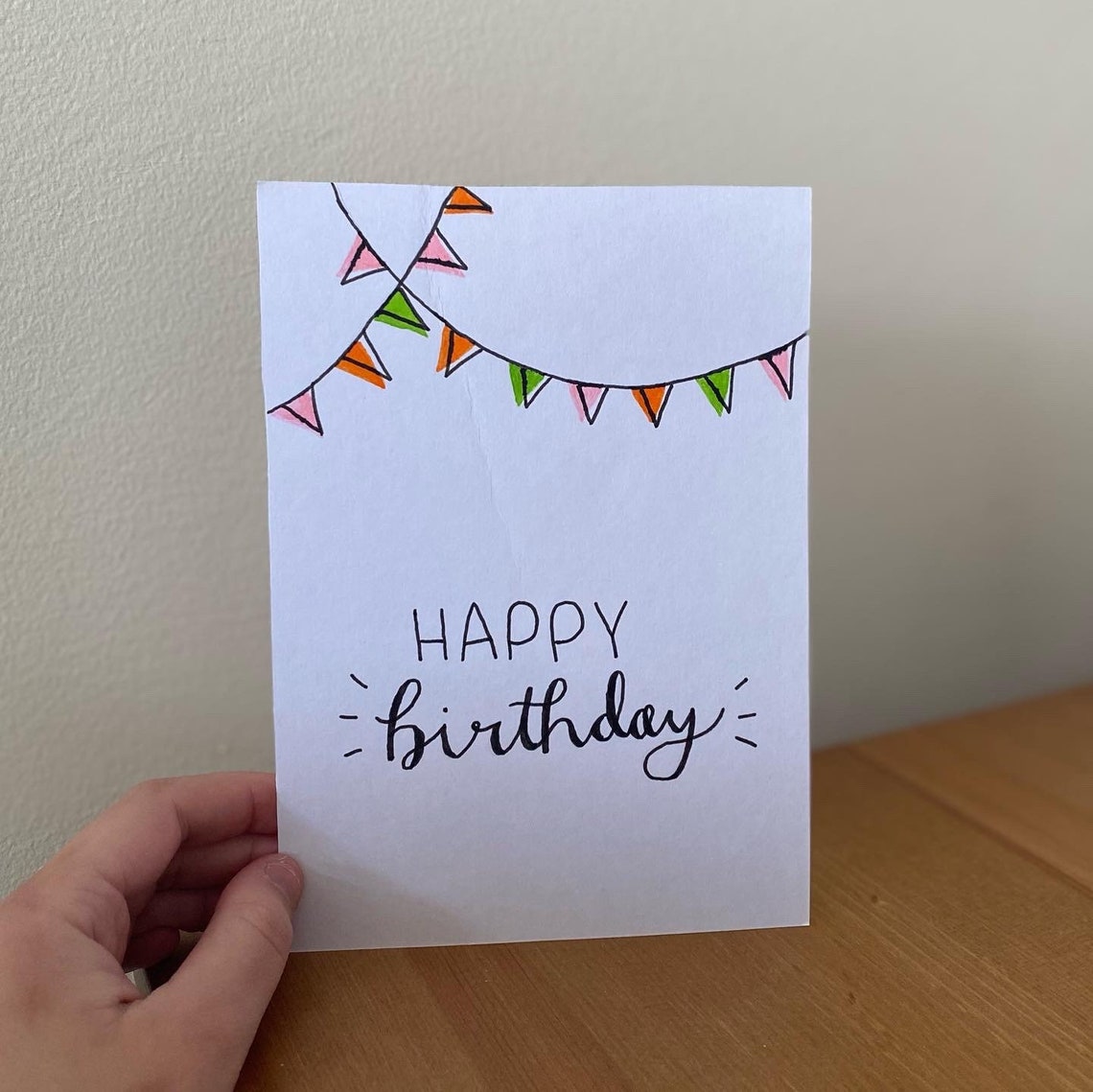 Handmade Happy Birthday Card - Etsy