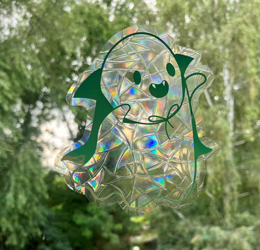 Cute Ghost Sun Catcher Spooky Ghost Sun Suncatcher Window - Etsy
