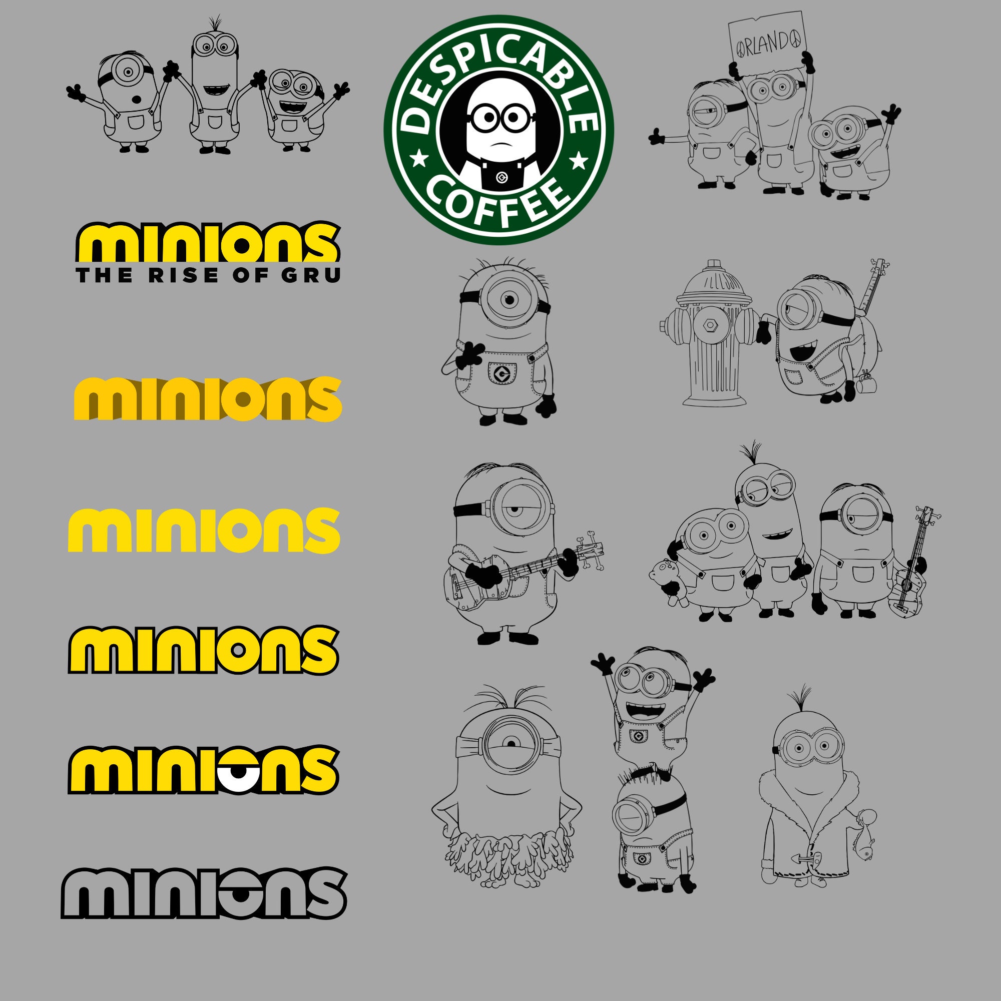 420 Minions Svg Minions Bundle Minions Clipart Minions Png - Etsy