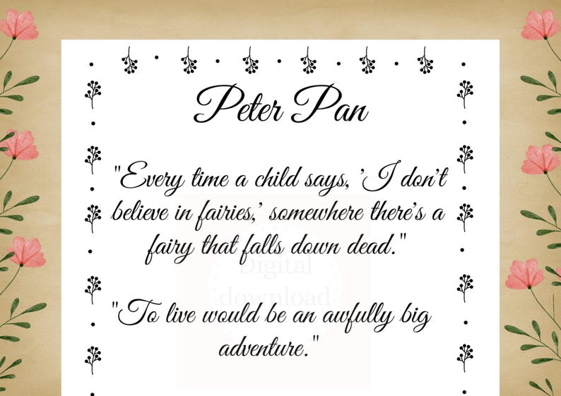 Fairy Tale Printable Quotes Book,fairy Poems Ephemera Words, Alice in ...