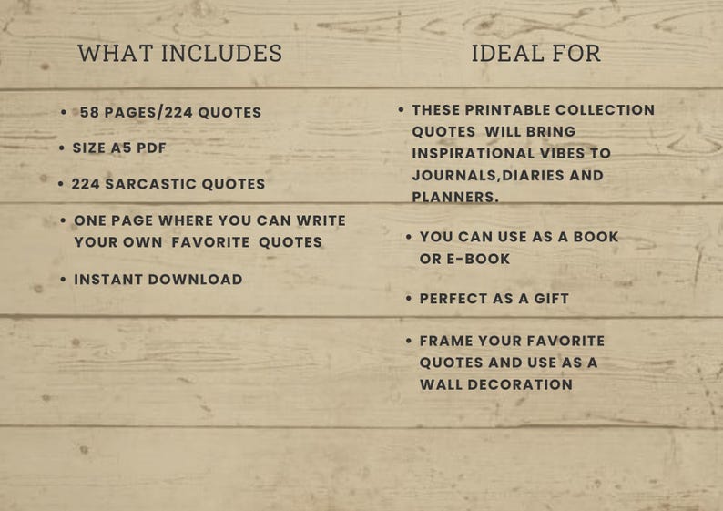 Sarcastic Quotes Book: 224 Funny Sayings Collection (A5 PDF Digital ...