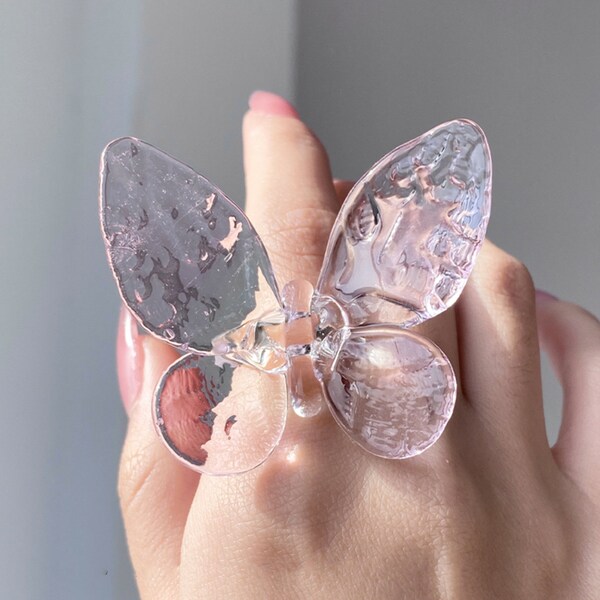 Butterfly Ring - Etsy