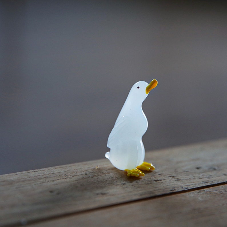 Handmade Glass Duck Keer Duck Desktop Ornament - Etsy