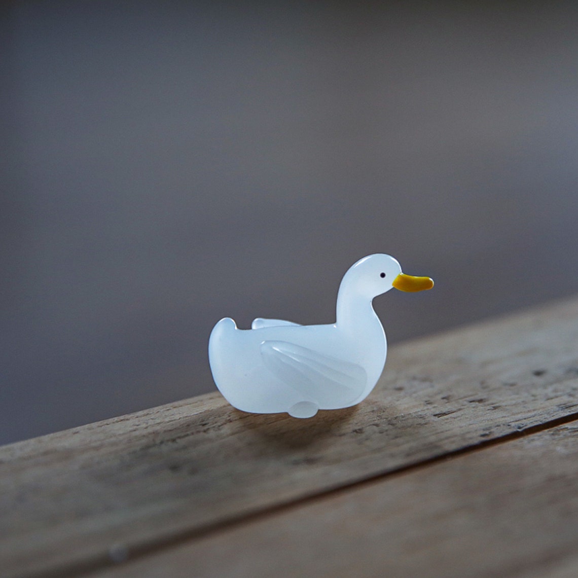 Handmade Glass Duck Keer Duck Desktop Ornament - Etsy