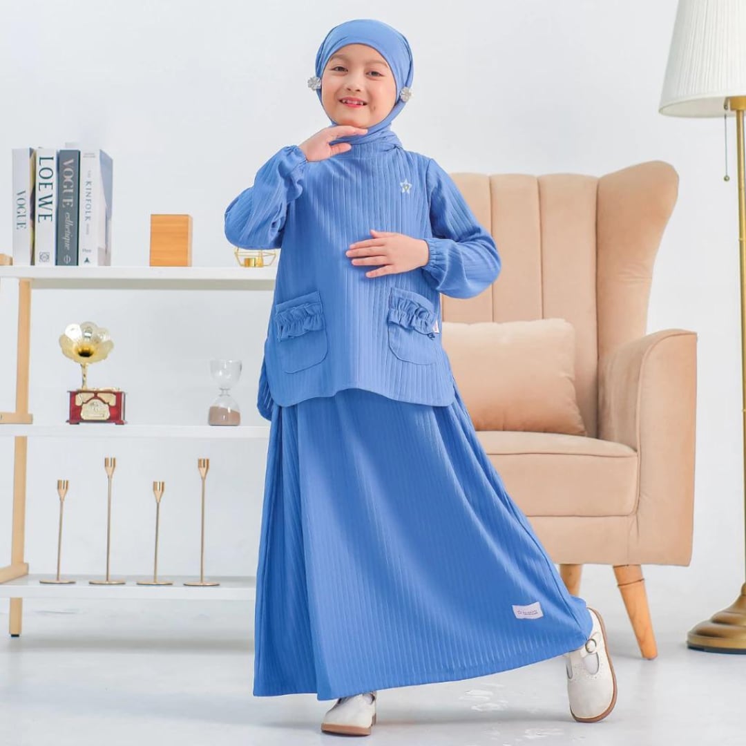Kids One Set Skirt Mazaya Series / Muslim Girl Clothes /islamic Baby or ...