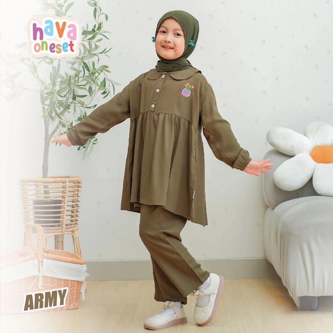 Kids One Set Hava Series / Muslim Girl Clothes /islamic Baby or Kids ...