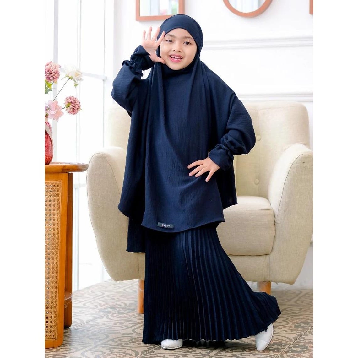 Kids Set Abaya Malika Series FREE NIQAB/ Muslim Girl Dress /islamic ...