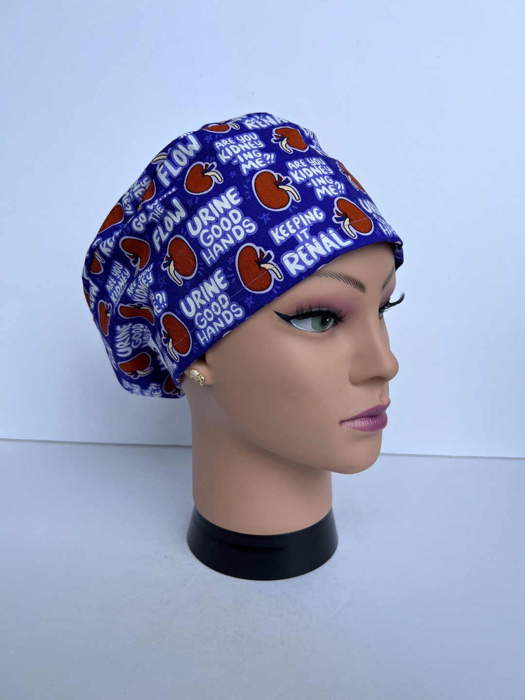 Urology Scrub Cap- Surgical Cap for Women, Scrubs, for Nurse, Surgeon ...