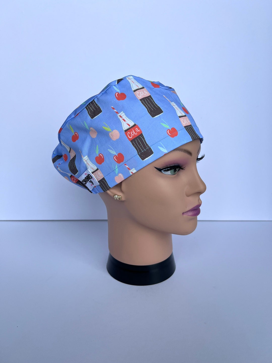 Cola Scrub Cap Surgical Cap for Women, Scrubs, for Nurse, Surgeon, Vet ...