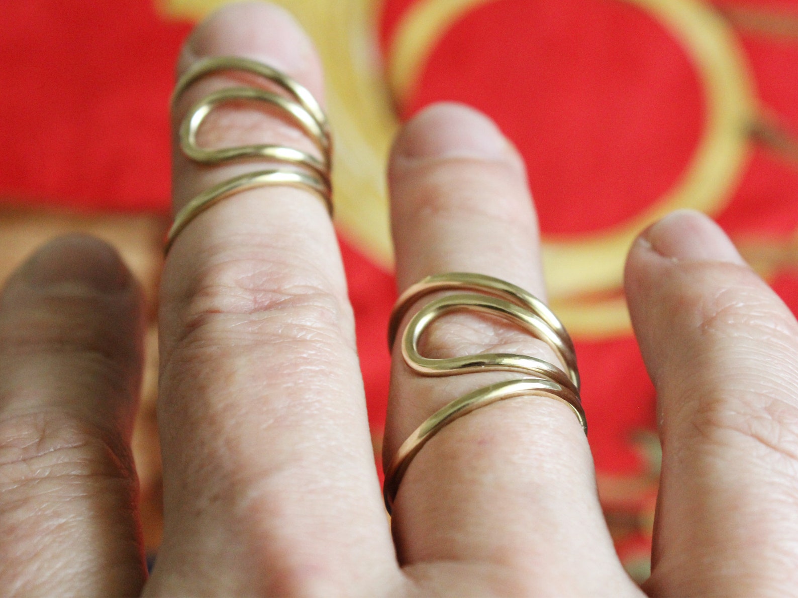 BUNDLE OF 2: Arthritis Ring, Lateral Deviation Splint, Adjustable ...