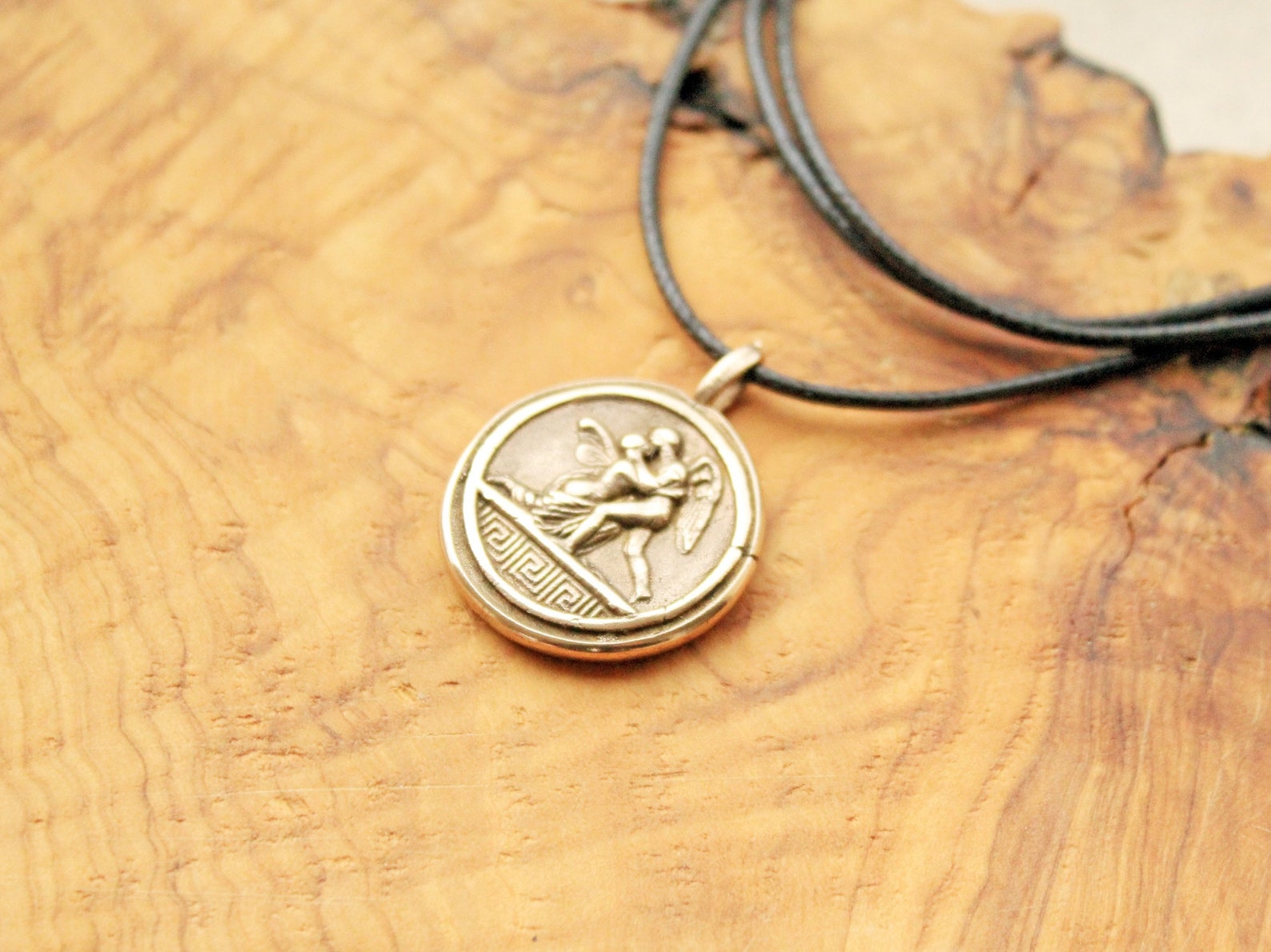 Cupid and Psyche Pendant, Wax Seal Jewelry, Angels Art Charm, God Amor ...