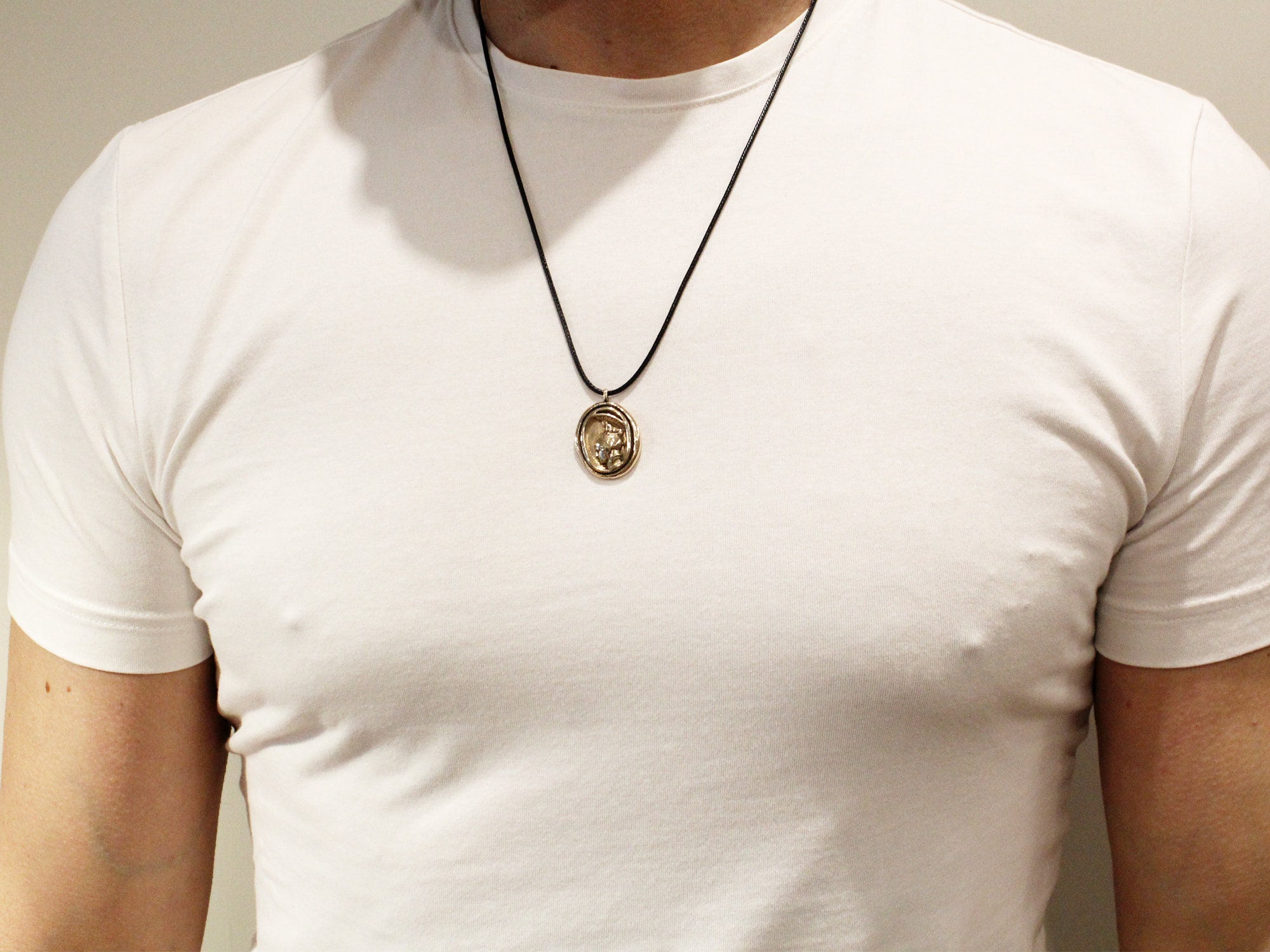 Bronze Ares Pendant, God of War Intaglio Charm, Greek Jewelry - Etsy