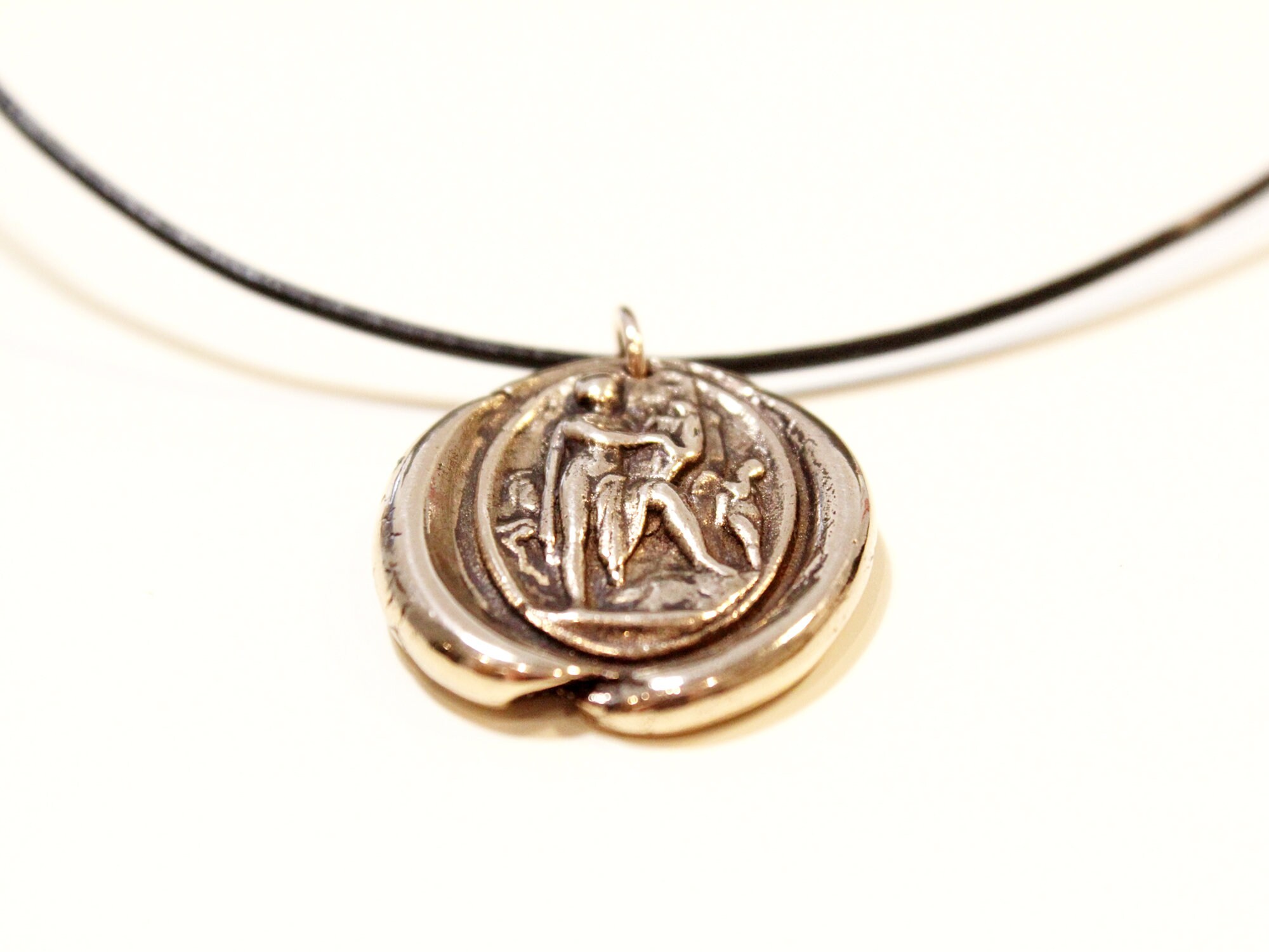Apollo Pendant God of Music and Poetry Bronze Greek Jewelry - Etsy