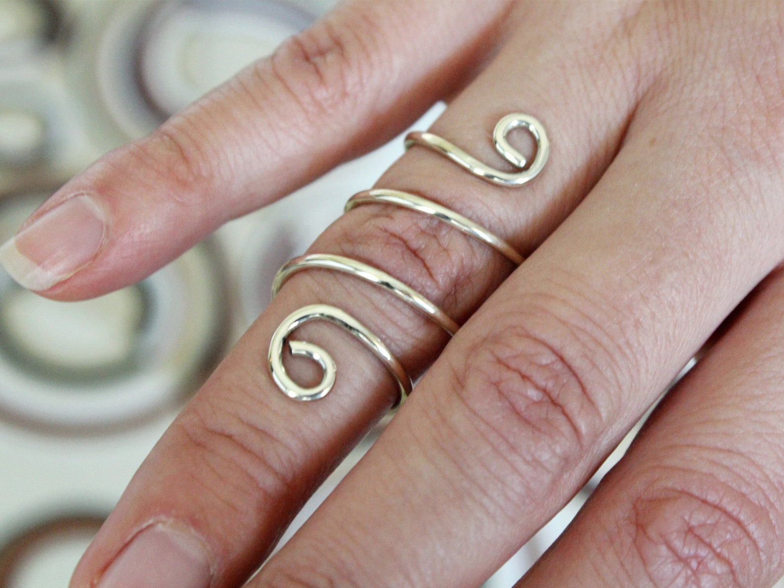 Arthritis Trigger Finger Splint Ring, Brass, Bronze, Titanium, or ...