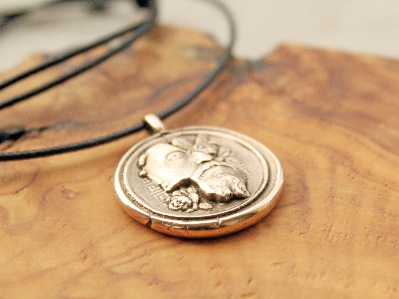 Marcus Aurelius Necklace Stoicism Jewelry Intaglio Charm - Etsy