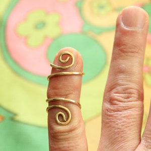 Lateral Deviation Pinky Finger Splint Ring, Arthritis Titanium, Brass ...