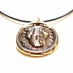 Marcus Aurelius Pendant, Bronze Roman Emperor Intaglio Necklace - Etsy