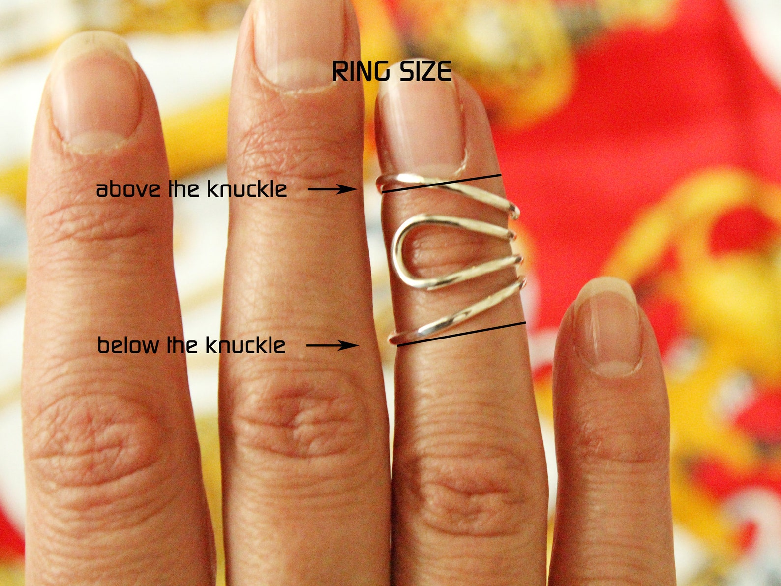 Silver Arthritis Splint Ring Lateral Deviation Support EDS - Etsy
