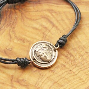 Greek God Apollo Bracelet, God of Music & Poetry, Greek Mythology, Sun ...