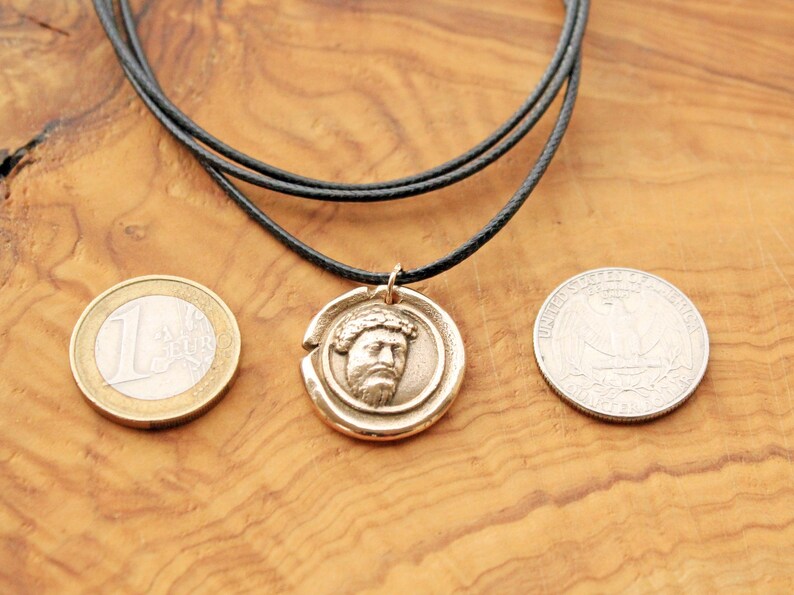 Marcus Aurelius Necklace Stoicism Coin Intaglio Necklace - Etsy
