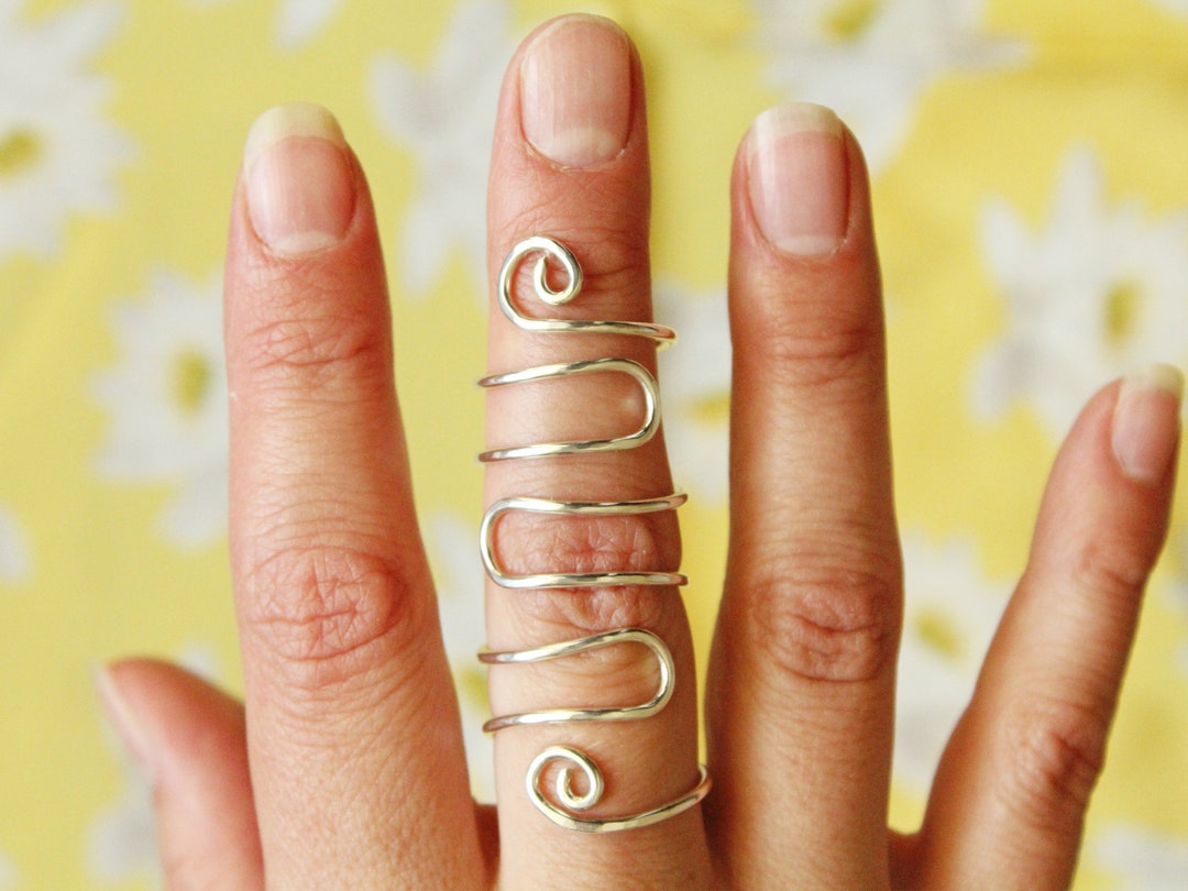 Silver DIP and PIP Joints Splint Ring, Arthritis Finger Splint, EDS ...