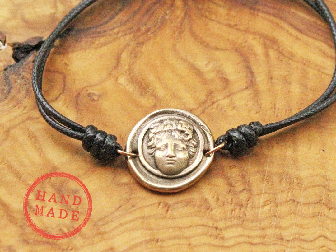 Greek God Apollo Bracelet, God of Music & Poetry, Greek Mythology, Sun ...