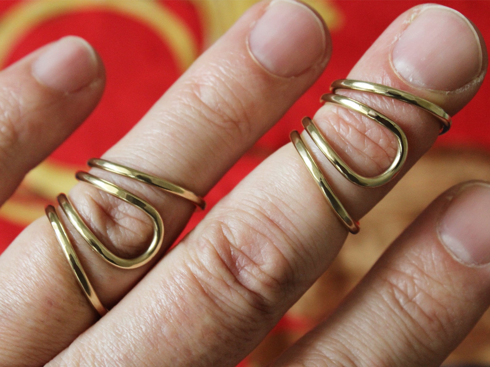 BUNDLE OF 2: Arthritis Ring, Lateral Deviation Splint, Adjustable ...