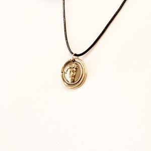 Marcus Aurelius Necklace, Stoicism Coin, Intaglio Necklace, Stoic ...