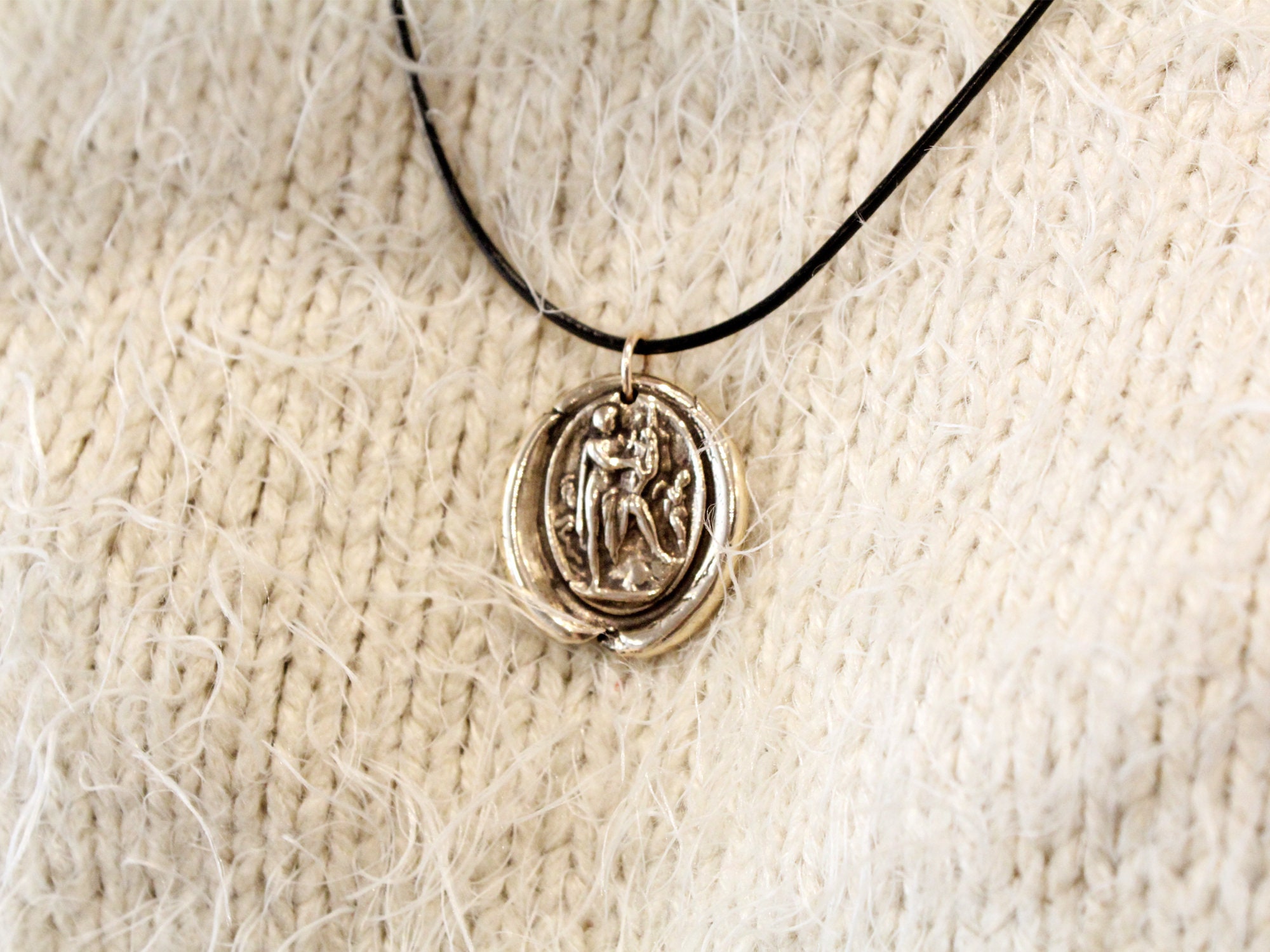 Apollo Pendant God of Music and Poetry Bronze Greek Jewelry - Etsy